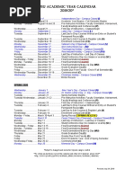 Academic Calendar 2025-2026 - Kenyon College | PDF | Academic Term ...