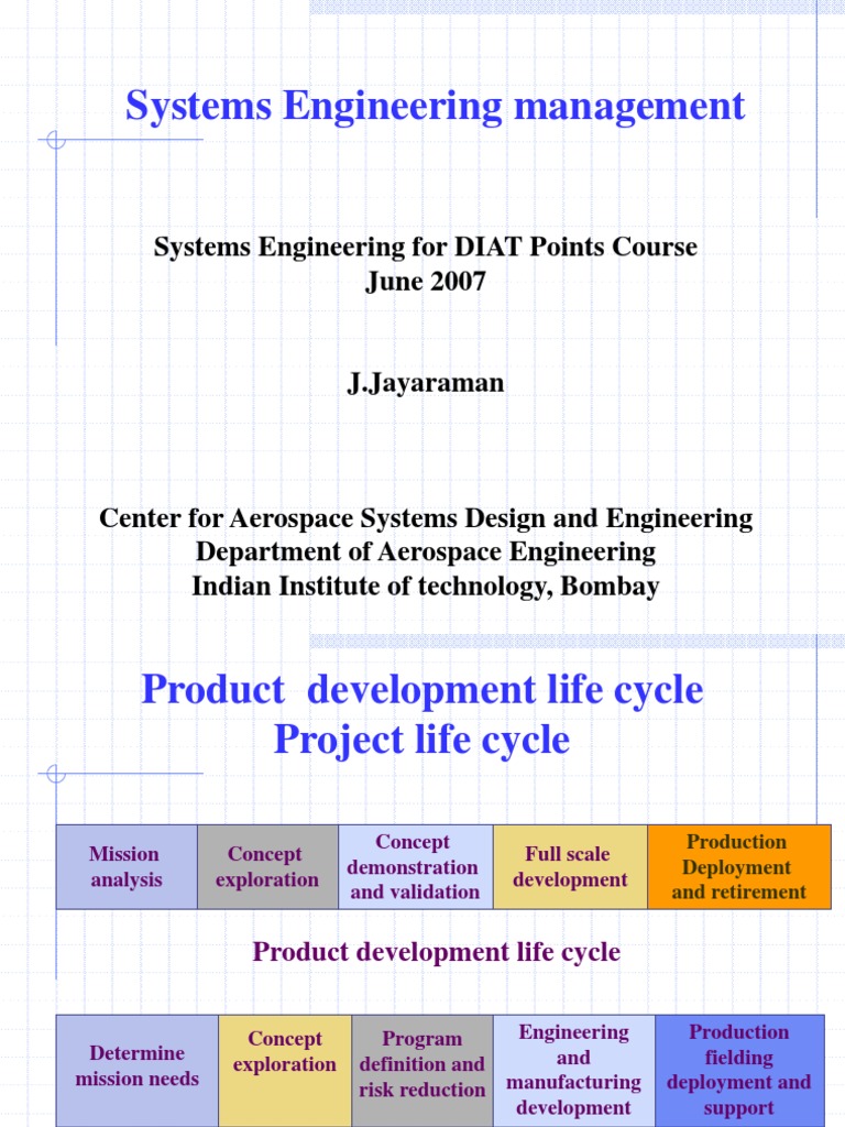 Systems Engineering Management Overview | PDF | Systems Engineering ...