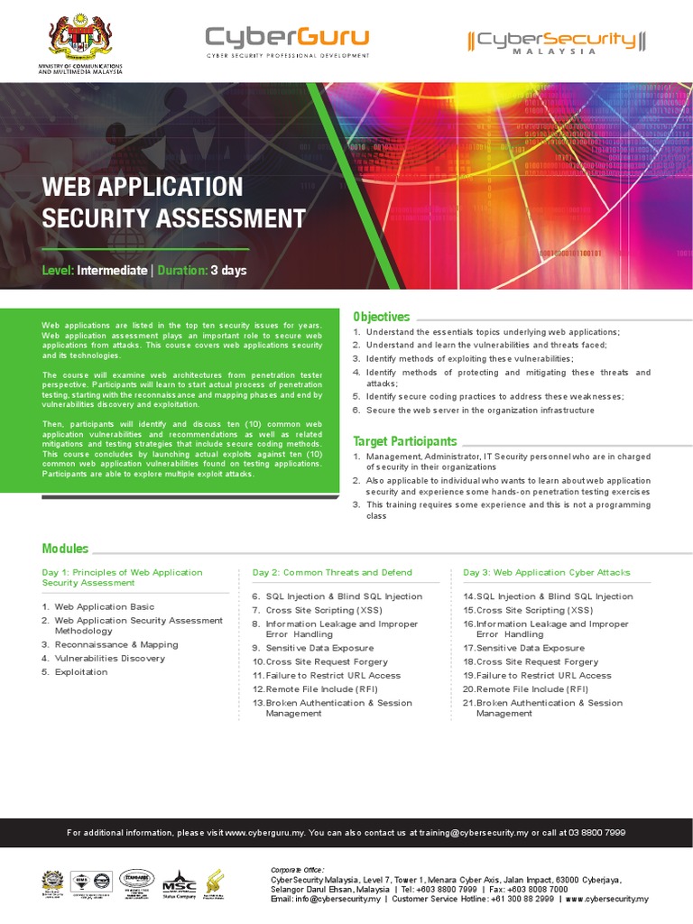 Web Application Security Assessment Pdf Computer Security Security 6682