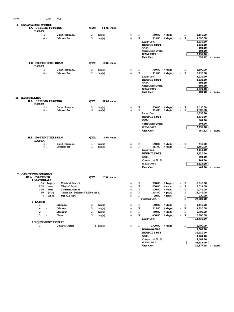 Sample Detailed Estimates PDF | PDF | Plumbing | Pipe (Fluid Conveyance)