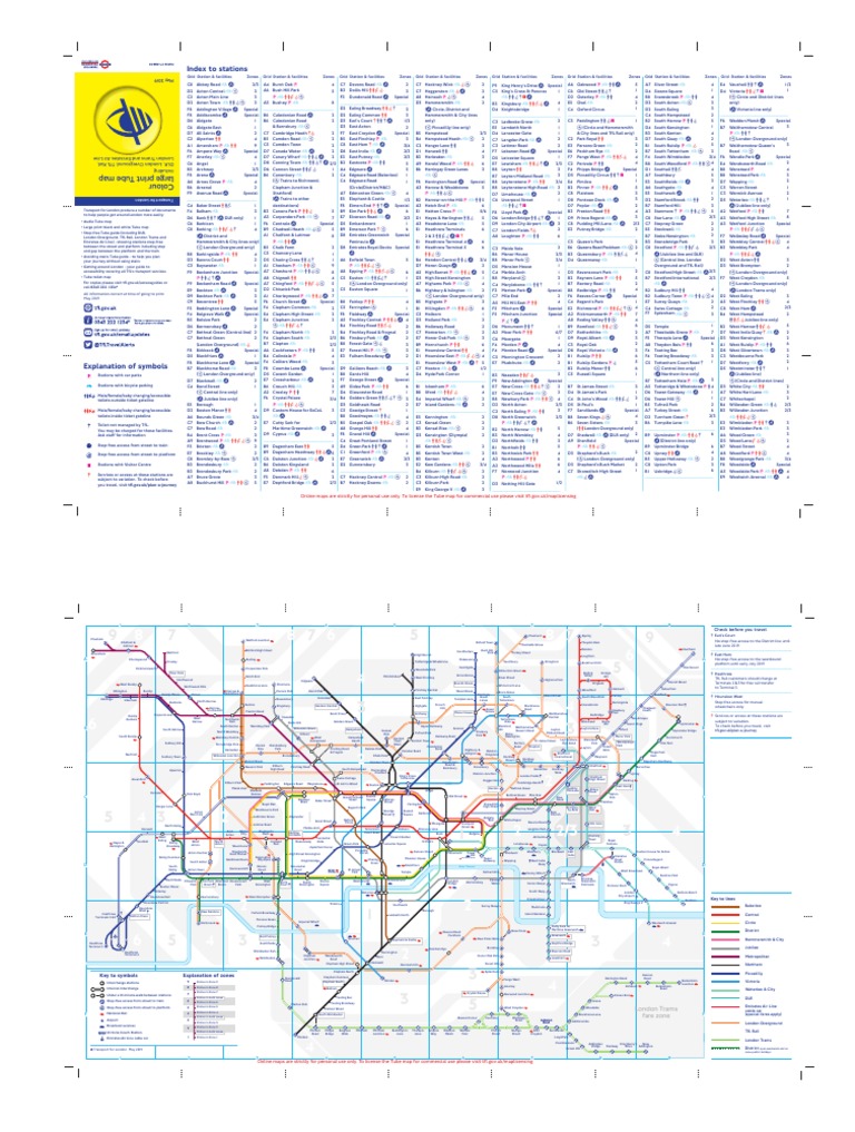 Index To Stations: Explanation of Symbols | Download Free PDF | London | Rapid Transit