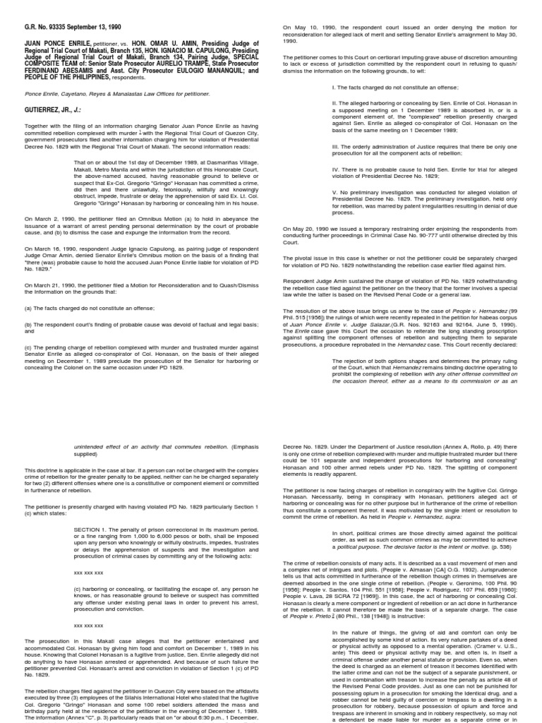 Cases On Criminal Law | PDF | Arrest | Search And Seizure