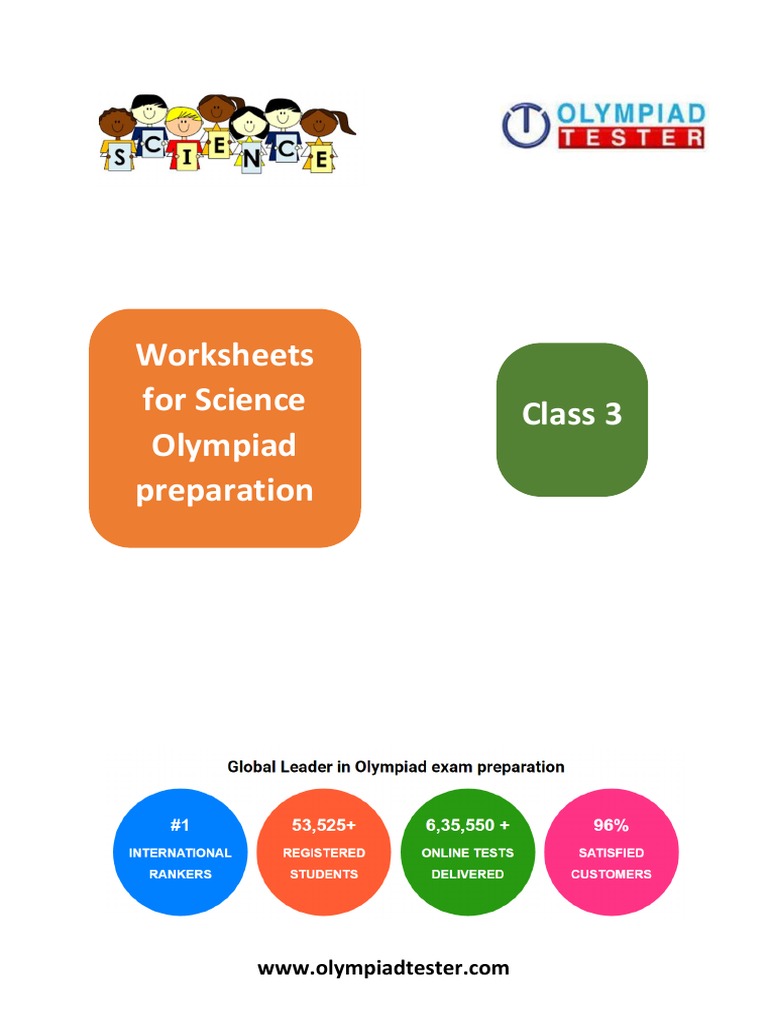 Worksheets For Science Olympiad Preparation Class 3 | PDF | Root | Foods