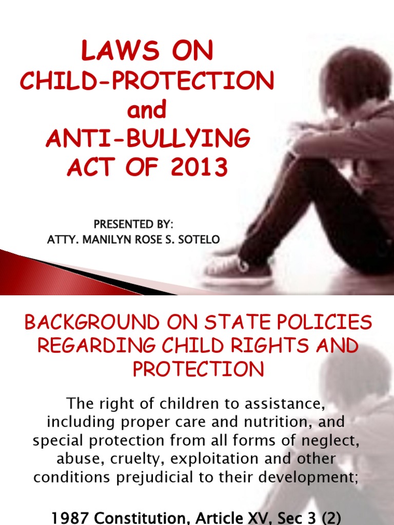 Child Protection | PDF | Child Abuse | Restraining Order