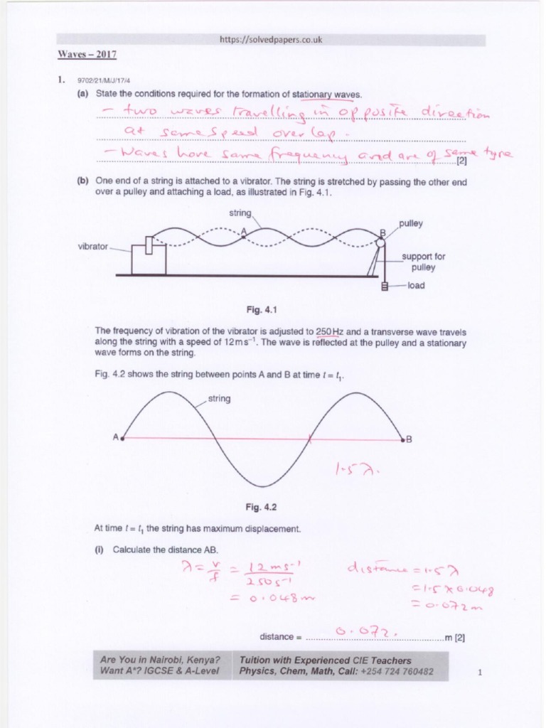As Physics Waves | PDF