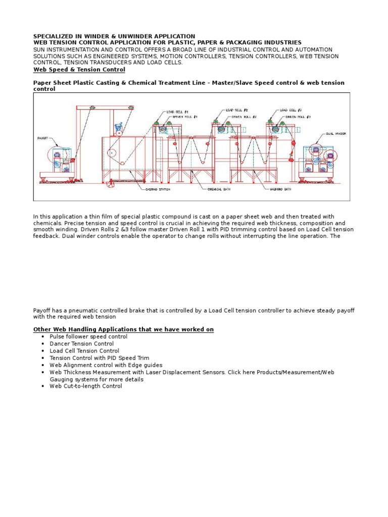 Web Tension Control Systems | PDF | Instrumentation | Automation