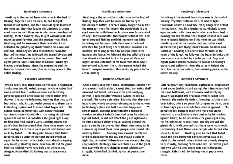 Handiong's Adventure Handiong's Adventure Handiong's Adventure | PDF