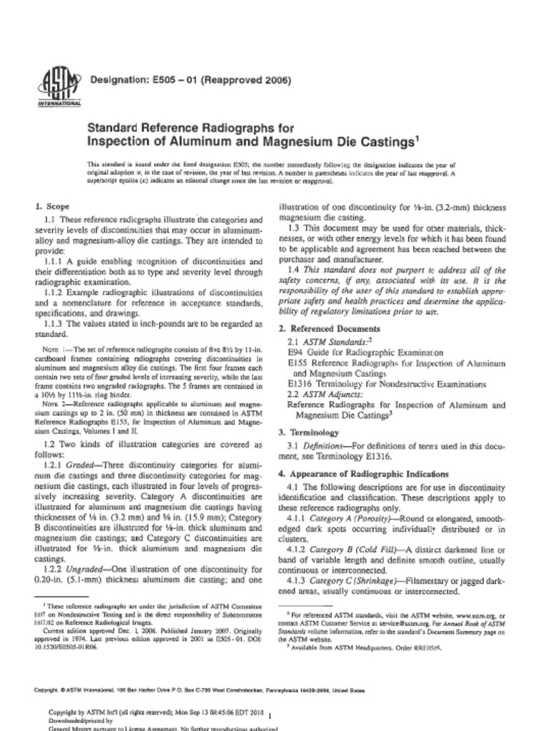 Astm e 505 | PDF