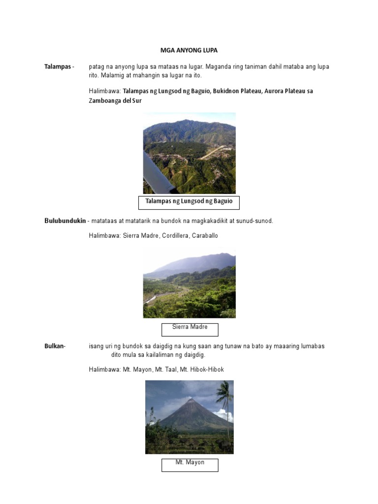 Mga Halimbawa Ng Dalisdis Sa Pilipinas | pinasphim