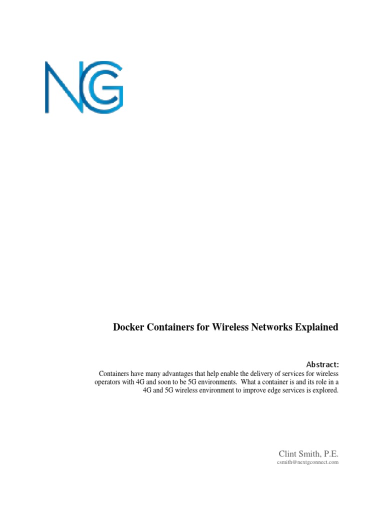 Docker Containers For Wireless Networks Explained | PDF | Virtual Machine | Operating System