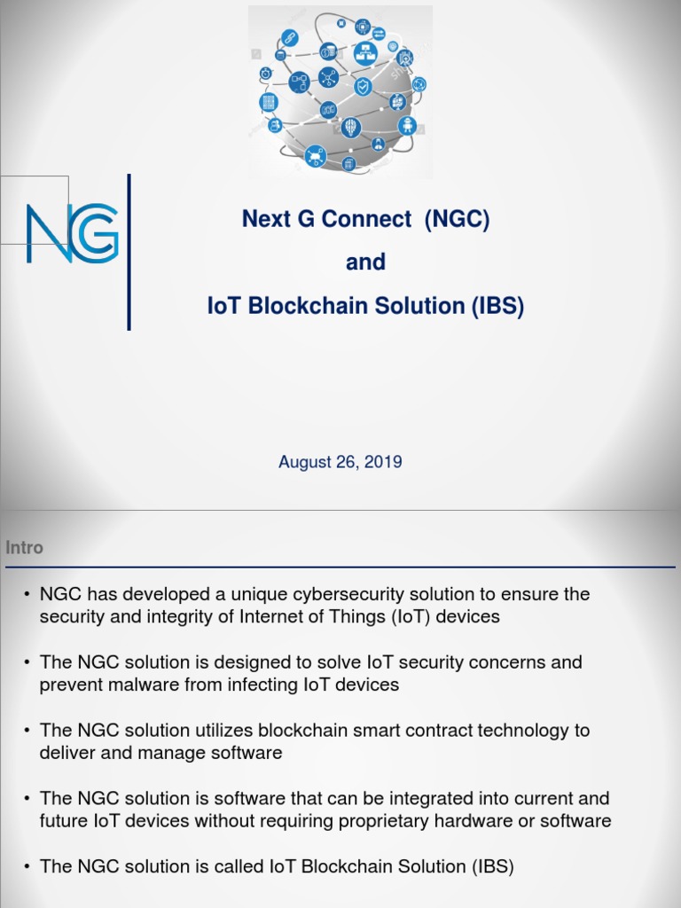 NGC IBS Description | PDF | Internet Of Things | Computer Security
