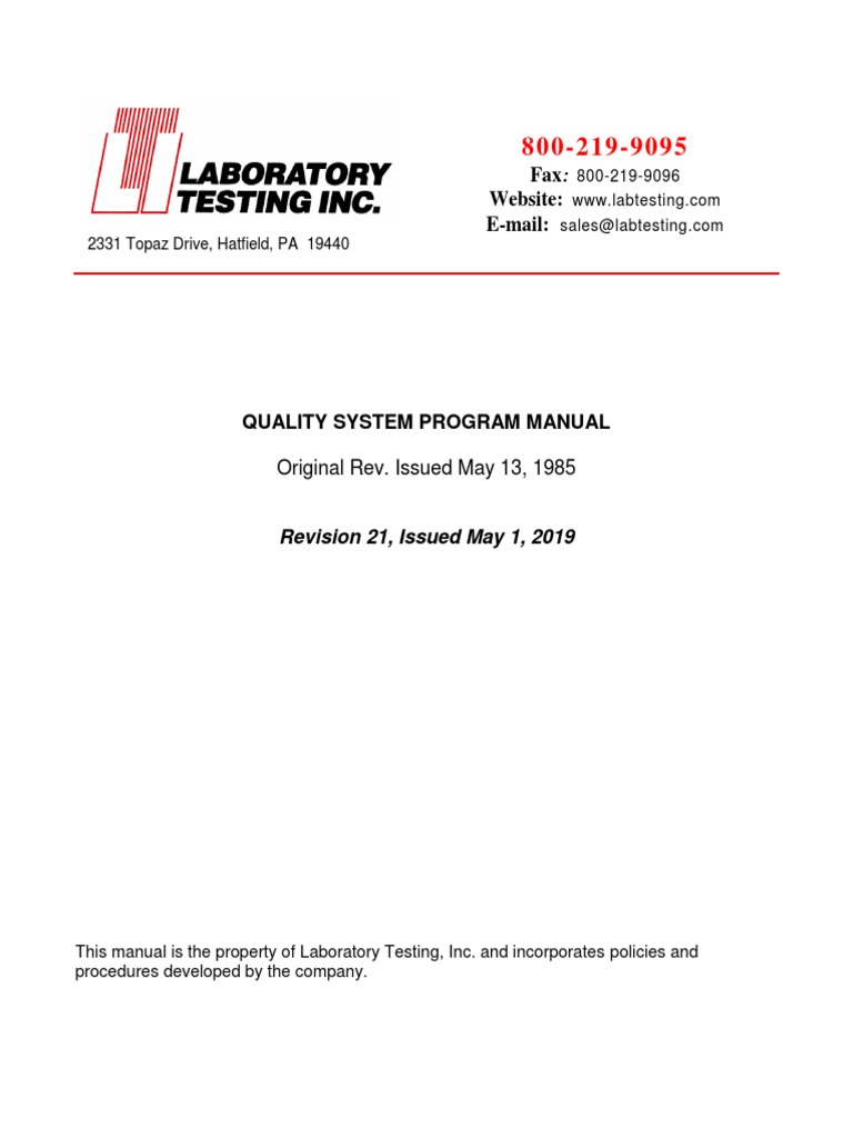 Production | PDF | Calibration | Quality Assurance