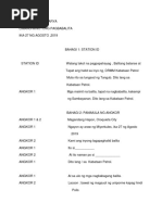 Radio Sample Broadcasting Script Filipino | PDF