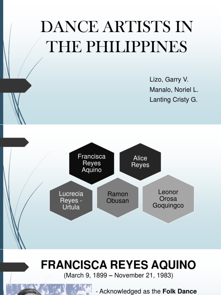 CPAR - Dance Artist PPT | Dances | Philippines