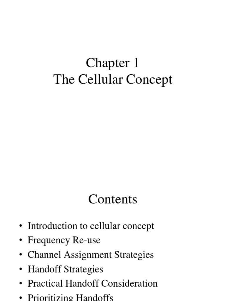 Unit 1 Cellular Concepts | PDF | Cellular Network | Channel Access Method Unit 1 Cellular Concepts | PDF | Cellular Network | Channel Access Method