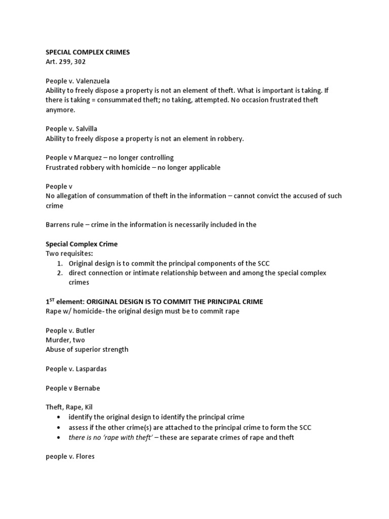 special complex crimes | Arson | Murder