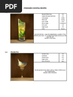 Iba Official Cocktails | PDF | Martini (Cocktail) | Distilled Drinks