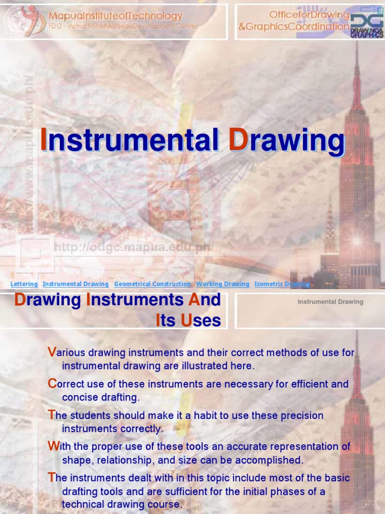 Instrumental Drawing | Download Free PDF | Drawing | Technical Drawing