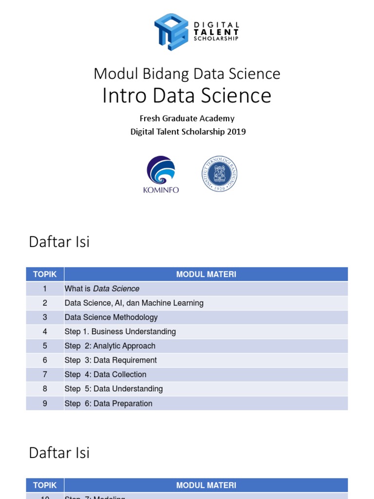 DTS Modul Data Science Methodology | PDF | Mathematical Model | Data ...