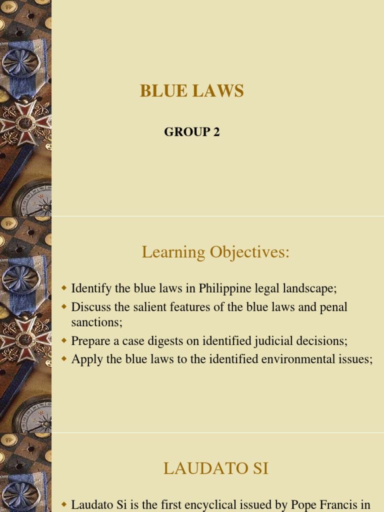 Blue Law RP | PDF | Coast | Water