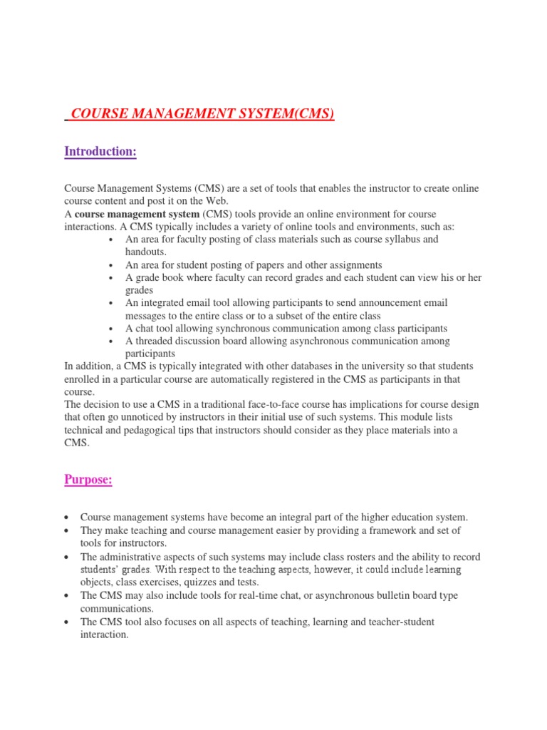 Course Management System | PDF | Authentication | Password