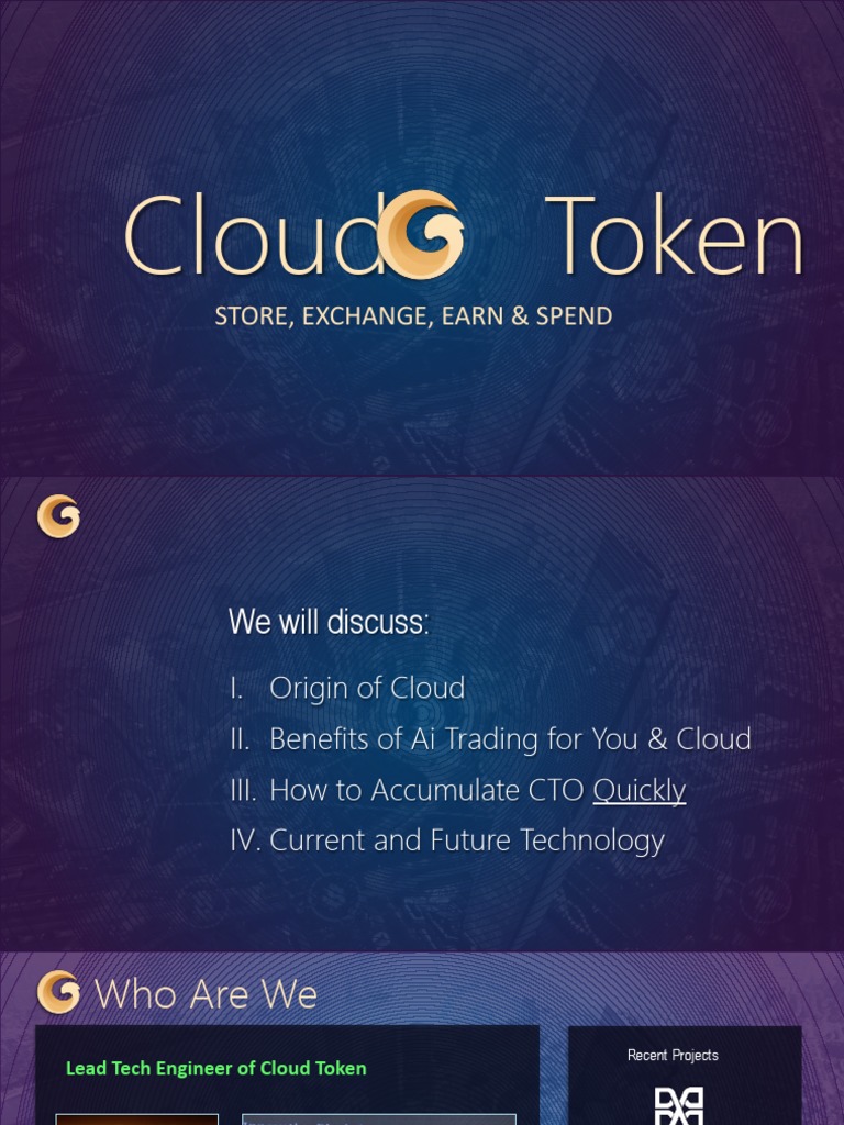 Cloud Token Presentation | PDF | Cloud Computing | Debit Card