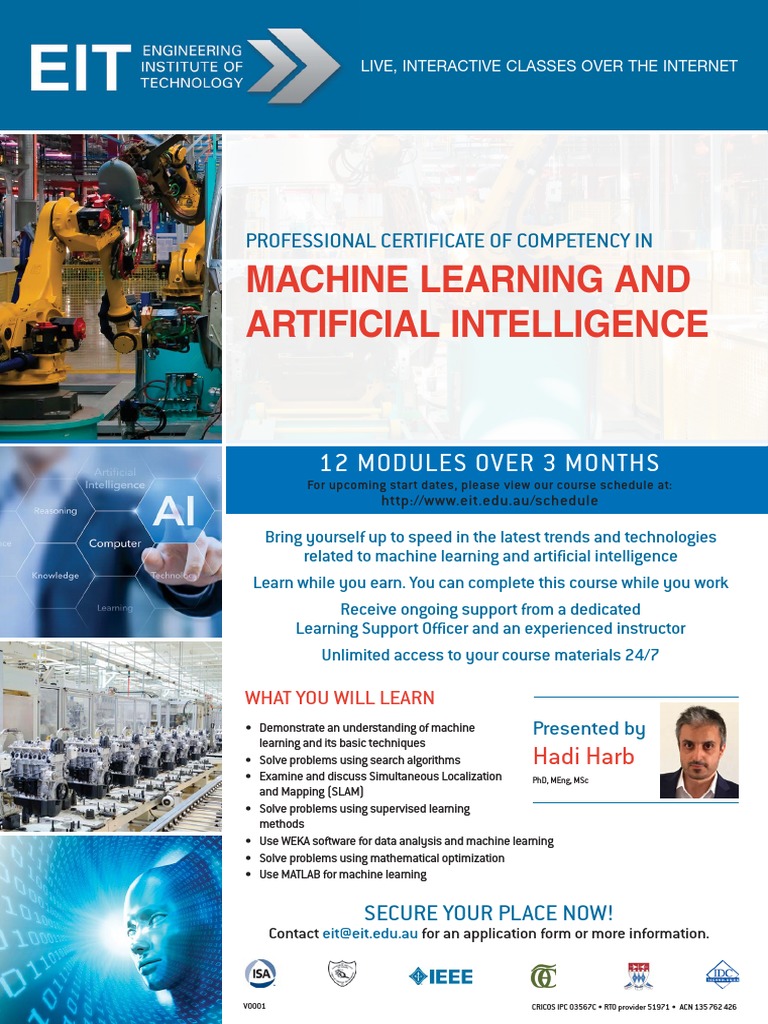 Machine Learning and Artificial Intelligence: 12 Modules Over 3 Months ...