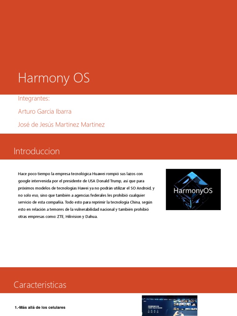 Características y Descarga de Harmony OS | PDF | Android (sistema ...