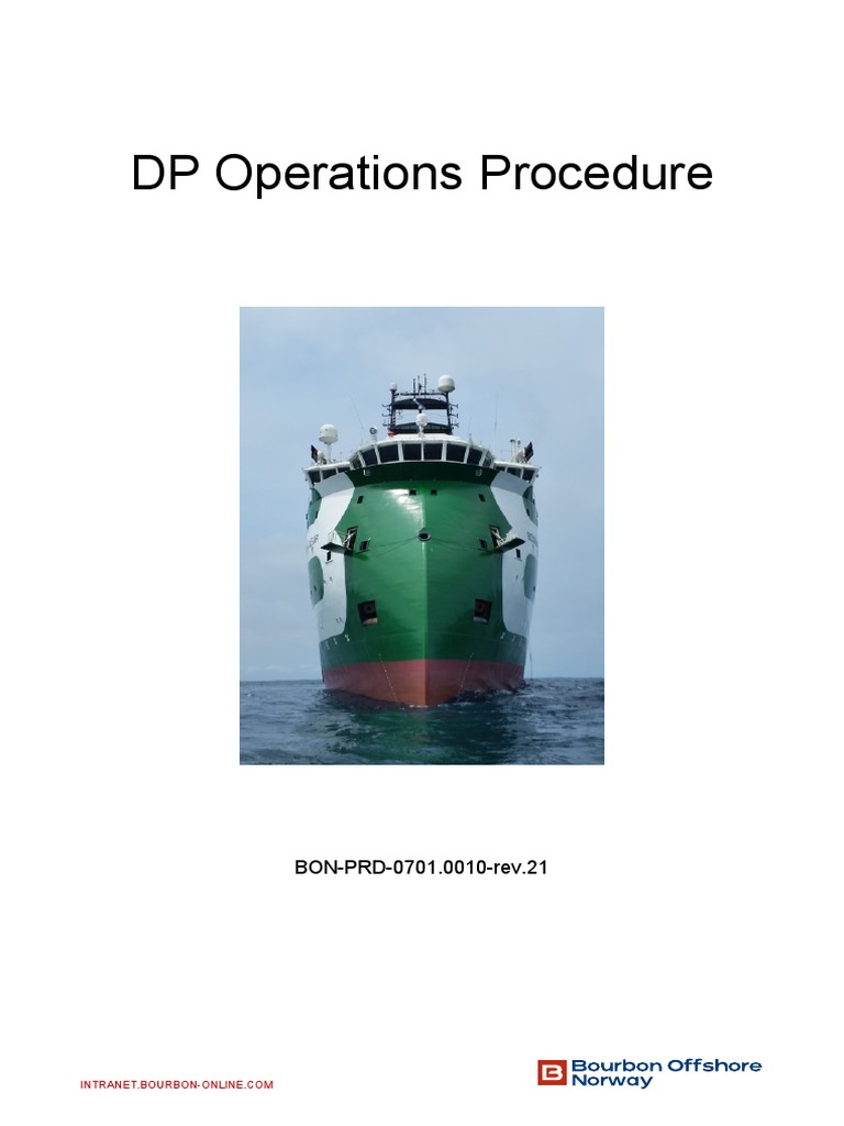 DP Operations Procedure: BON-PRD-0701.0010-rev.21 | PDF
