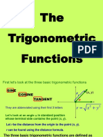 Magic Hexagon For Trig Identities | PDF | Trigonometric Functions | Sine
