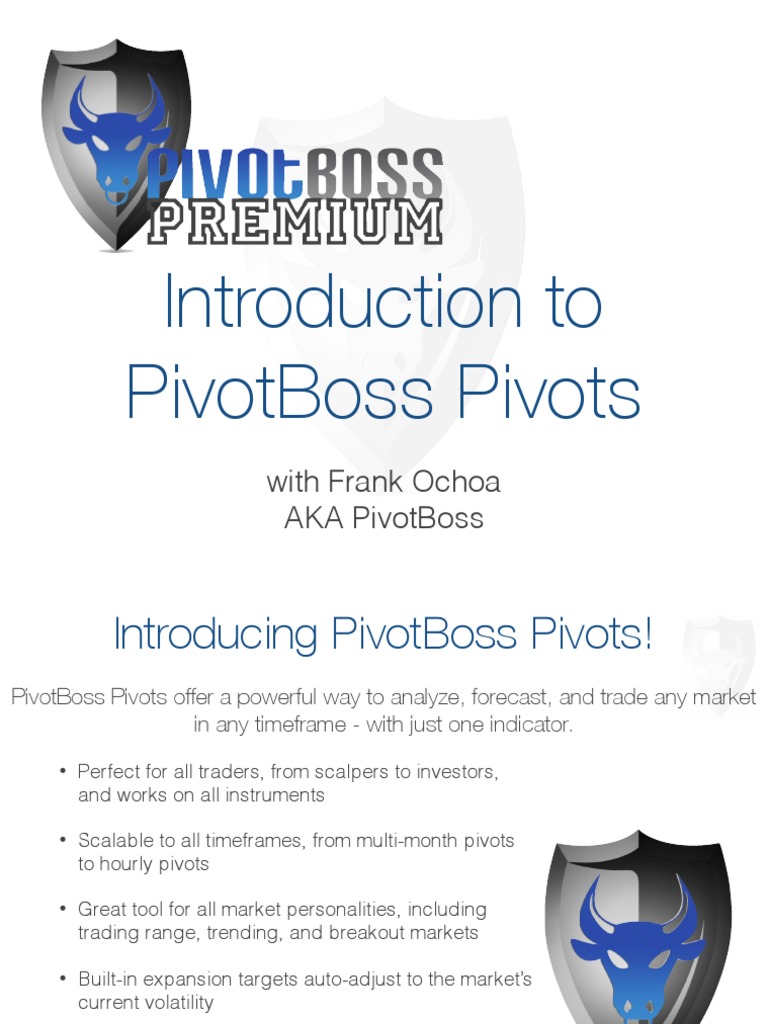 Introduction To PivotBoss Pivots PDF | PDF | Market Trend | Investing