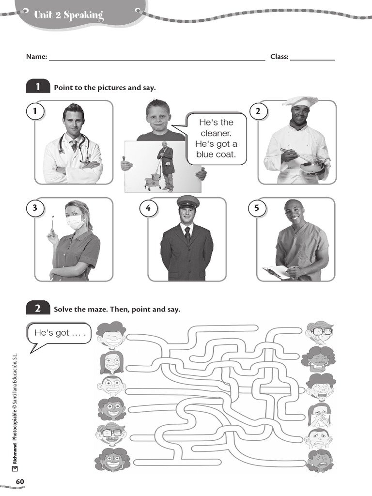 Wonder 2 Unit 2 Speaking | PDF