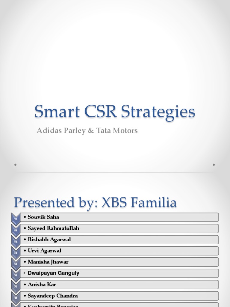 Smart CSR Strategies | PDF | Corporate Social Responsibility ...