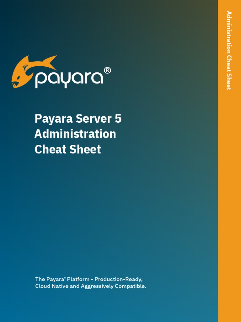 Payara Server 5 Administration Cheat Sheet English | PDF | Business