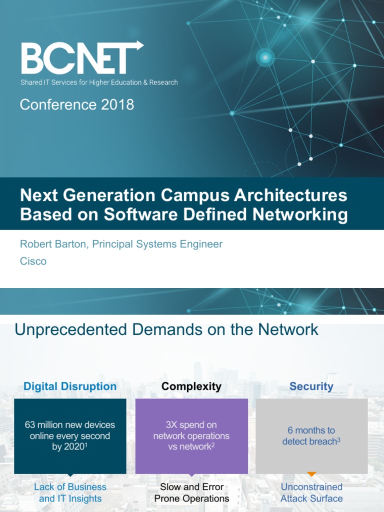 Next Generation Campus Architectures Based On Software Defined ...