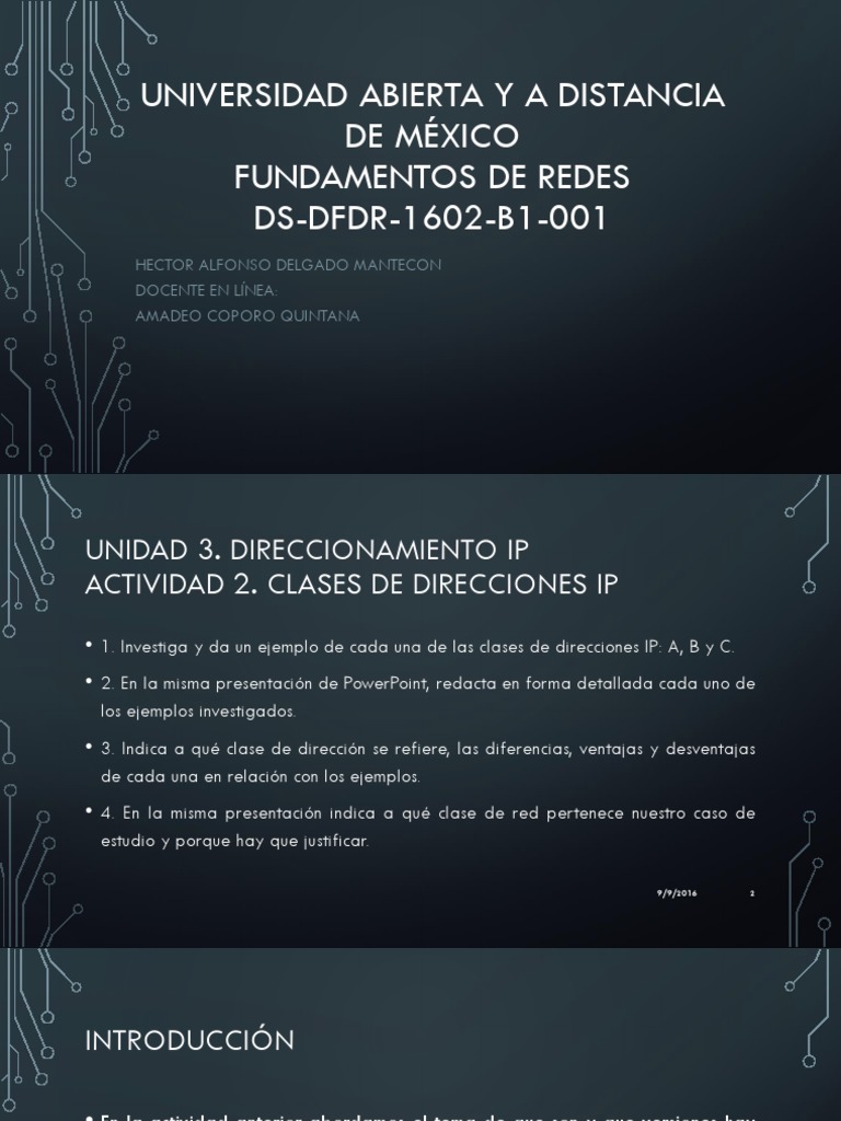 DFDR U3 A2 Hedm | PDF | Dirección IP | Red de computadoras