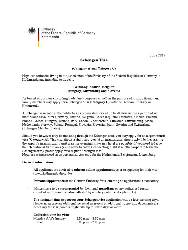 Schengen Visa Checklist Data PDF | PDF | Travel Visa | Passport