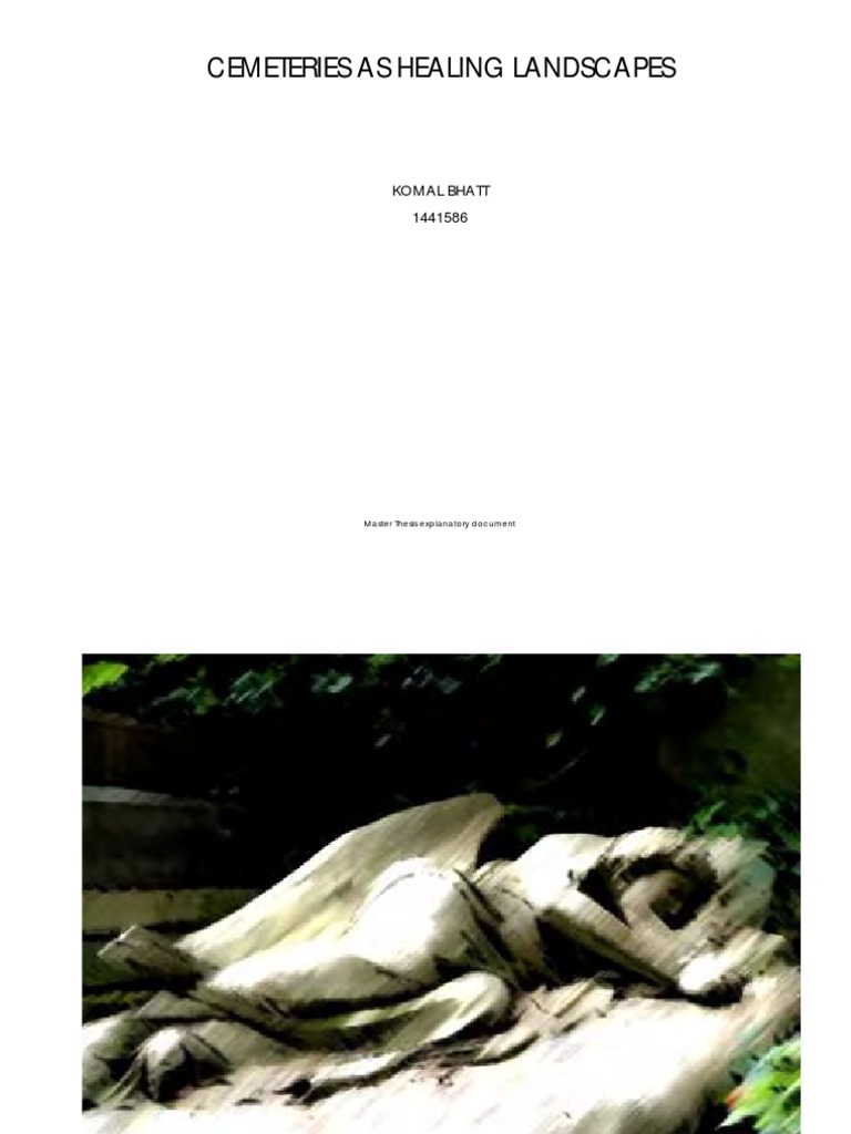 Cemeteries as Healing Landscapes | PDF | Cemetery | Funeral