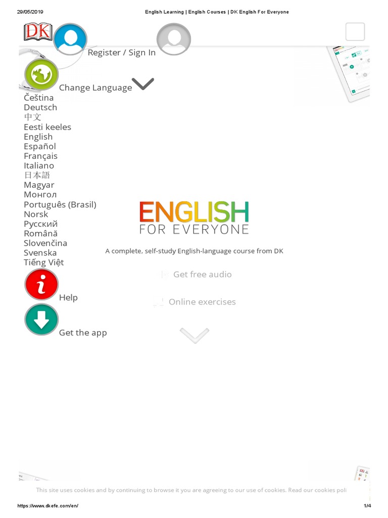 English Learning - English Courses - DK English For Everyone | PDF ...