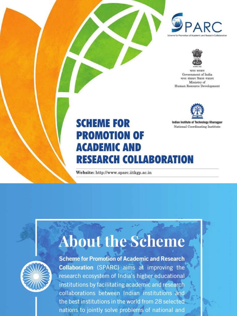 Scheme For Promotion of Academic and Research Collaboration: Website ...