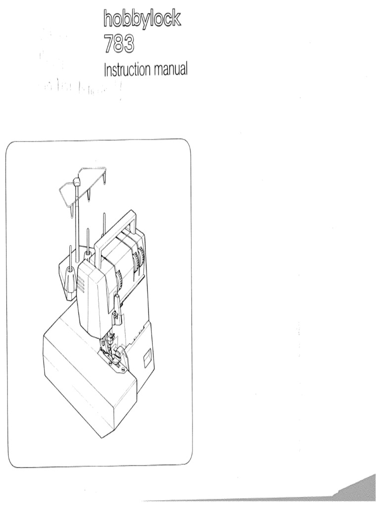 Pfaff Hobbylock 783 Sewing Machine | PDF | Yarn | Sewing