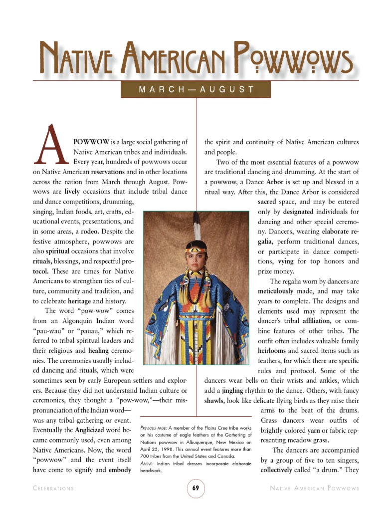 Native American Powwow Celebrations | PDF | Clothing | Entertainment ...