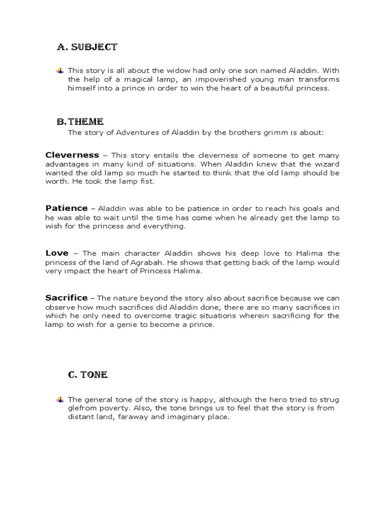 Elements of Short Story | PDF | Narration