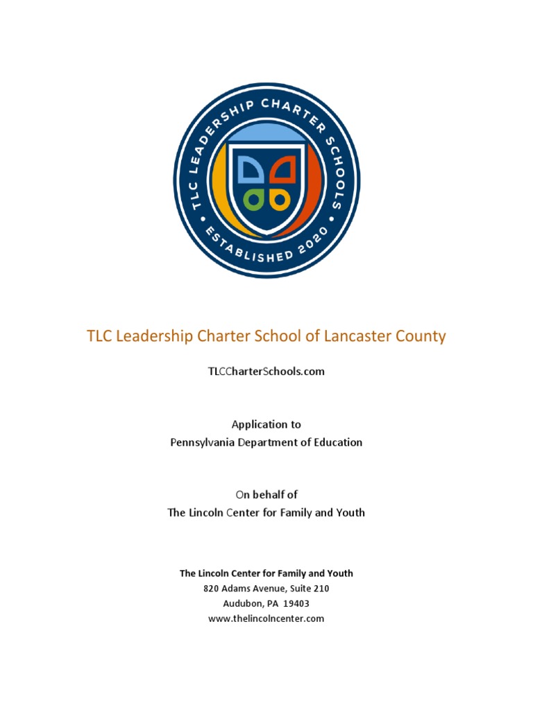 TLC Leadership Charter School Application | PDF | Project Based ...