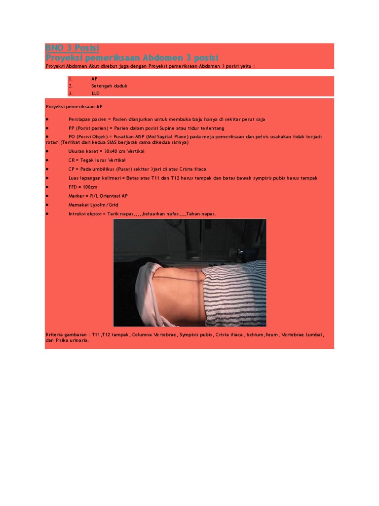 BNO 3 Posisi | PDF