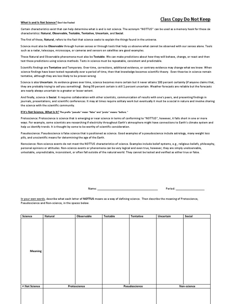 What Is and Is Not Science | Download Free PDF | Pseudoscience | Science
