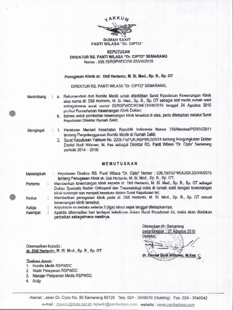 Dr. Didi Hertanto, M. Si. Med., Sp. B., Sp. OT | PDF