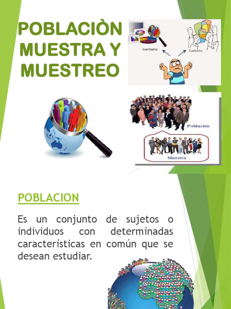 Poblacion Muestra y Muestreo | PDF | Muestreo (Estadísticas) | Probabilidad