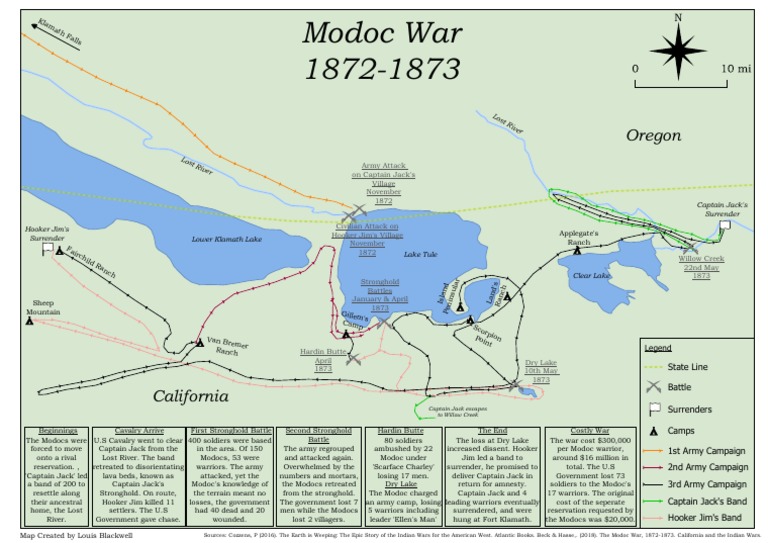 Modoc War 1872-1873 | PDF | Warfare Of The Industrial Era | Western ...
