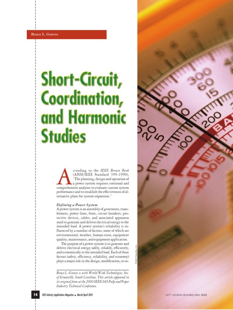 Short-Circuit Coordination Harmonic Studies | PDF | Electric Power ...